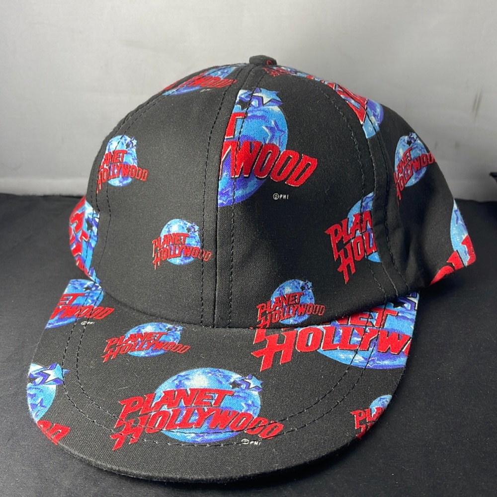 Vintage Planet Hollywood Hat Snapback Made In Usa Htf - Gem